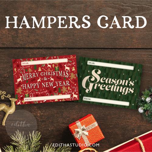 Jual Hampers Card | Kartu Ucapan Hamper | Merry Christmas|Seasons ...