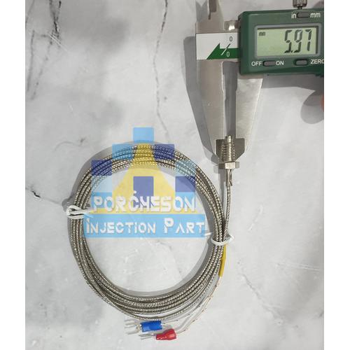Jual Thermocouple Type K Baut Thermocouple baut M6 M8 - M6-Kabel 3m ...