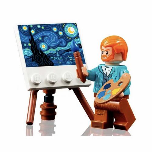 Jual LEGO Minifigures Vincent van Gogh The Starry Night idea106 21333 ...