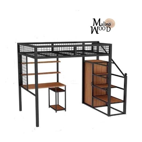 Jual LF-05 Loft bed besi ranjang tempat tidur minimalis dipan divan ...