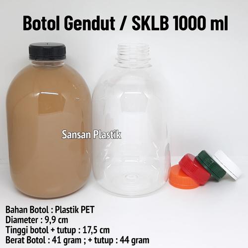 Jual Botol 1000 ml Gendut /Botol 1000ml SKLB / Botol gendut mini ...