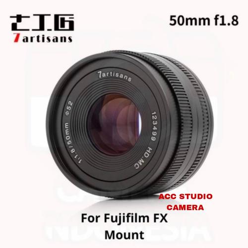Jual Lensa 7artisans 50mm F1.8 Fujifilm X Mount Fuji Kamera - Jakarta ...