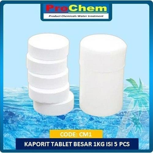Jual Kaporit Tablet Besar 1 kg / klorin kaporit 90% Penjernih Air ...