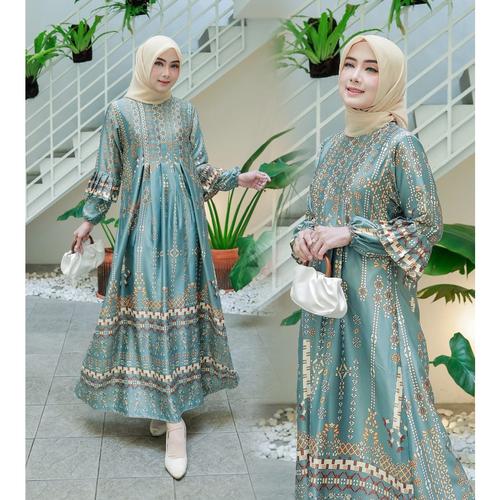 Jual Gamis wanita premium terbaru tunisa maxi dress pesta muslimah ...