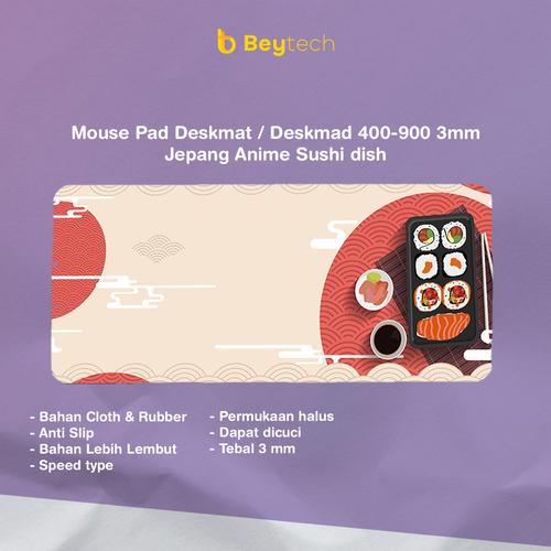 Jual Mouse Pad Deskmat/ DeskMad 400-900-3mm Jepang Anime Sushi dish ...
