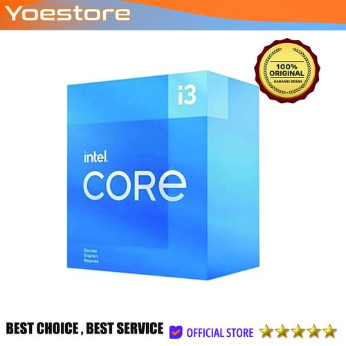 Promo Intel Core i3-13100F - 4 Core 8 Threads 4.50GHz Cicil 0% 3x ...