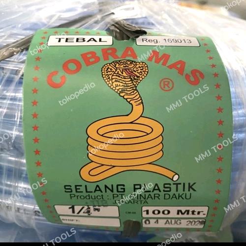 Jual Selang Tebal 1/4" COBRA Mas Harga per roll 100 mtr - Selang Waterpass - Jakarta Utara - MMJ ...