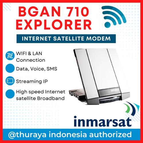 Jual Inmarsat BGAN Explorer 710 Modem Internet Satellite Wifi Hotspot ...
