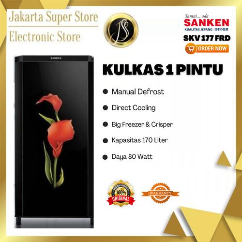 Jual SANKEN KULKAS 1 PINTU SK-V177F-RD LEMARI ES 1 PINTU - Jakarta Utara - Jakarta Super Store ...