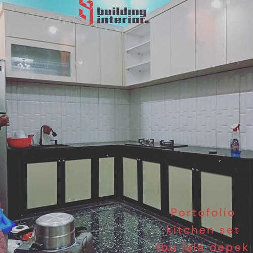 Jual kitchen set minimalis hpl custom - Kota Depok - building_interior ...