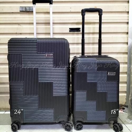 Jual Koper Fiber 24 Inch Polo Sonic Geneva Roda 4 Putar Ukuran Bagasi ...