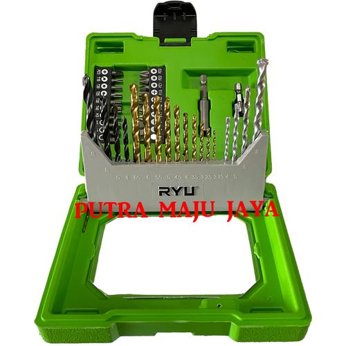 Jual RYU 41 PCS MATA BOR SET DRILL BESI BETON KAYU HSS KOMBINASI 41 PCS ...
