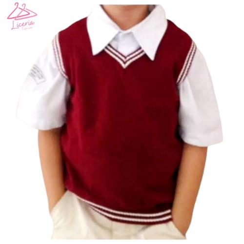 Jual Rompi Rajut Anak Sekolah Laki Laki Perempuan Model Vest TK/PAUD SD ...