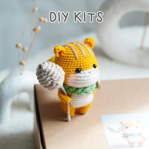 Jual DIY Kits Amigurumi Boneka Rajut Crochet - Korin the Squirrel - Kab ...