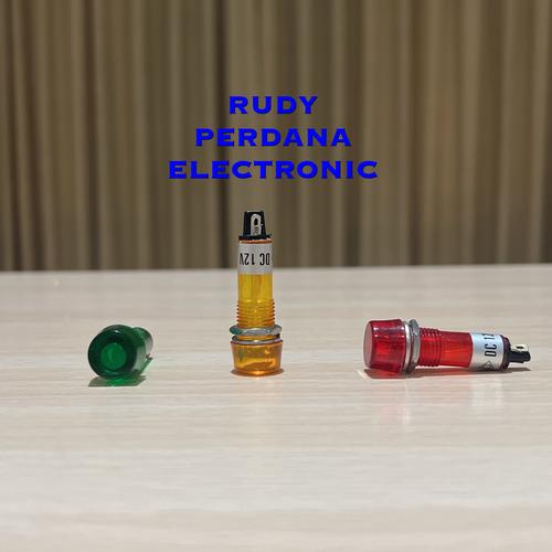 Jual PILOT LAMP LAMPU PILOT PANEL INDIKATOR 10MM 12V DC - Hijau - Kota ...