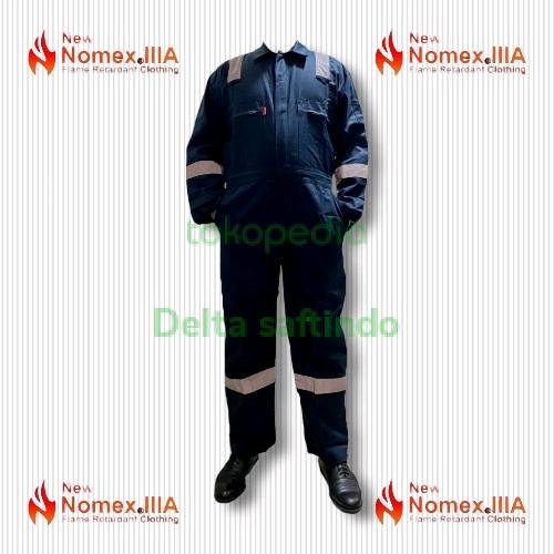 Jual Wearpack Coverall Anti Api New Nomex IIIA Navy Wearpack Pertamina ...