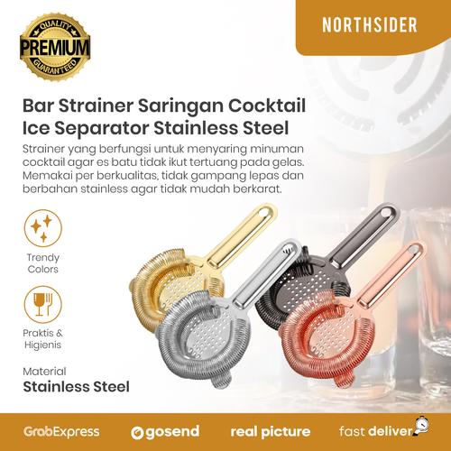 Promo Bar Strainer cross saringan cocktail shaker ice separator ...