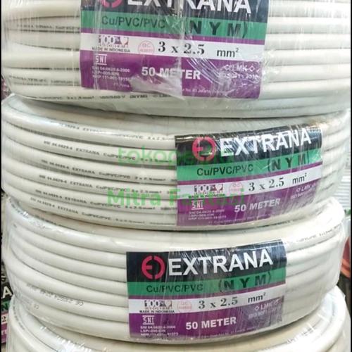 Jual Kabel Listrik EXTRANA NYM 3x2,5mm Meteran 3x2.5 Kawat 3x2.5mm 3x2 ...