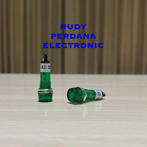 Jual PILOT LAMP LAMPU PILOT PANEL INDIKATOR 10MM 12V DC - Hijau - Kota ...