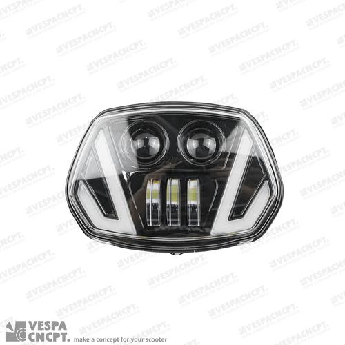 Jual Headlamp Led Daymaker V2 With Running Sein Vespa Sprint 3v Iget ...