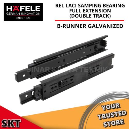 Jual HAFELE REL LACI BALL BEARING FULL EXTENSION NON SOFT CLOSE 45KG ...