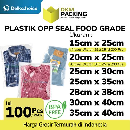 Jual Plastik OPP SEAL TEBAL KUAT Kemasan Packing Garment Makanan ...