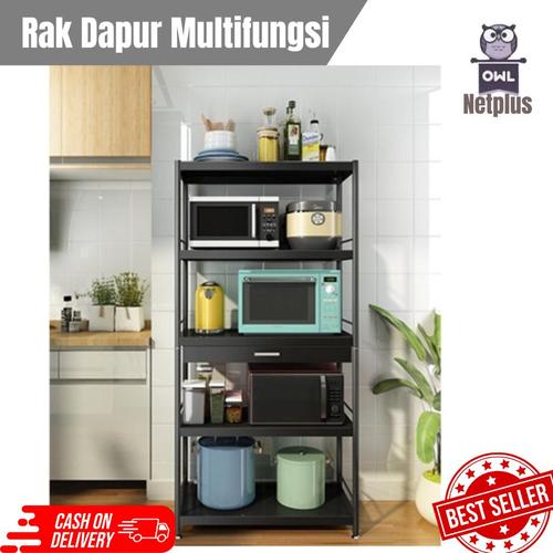 Jual RAK DAPUR BESI MULTIFUNGSI DENGAN LACI RAK PENYIMPANAN PREMIUM ...
