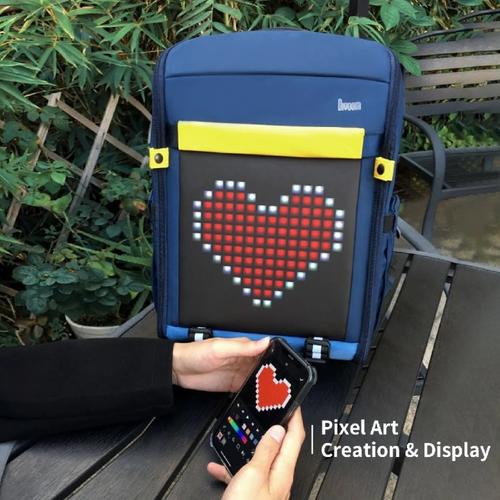 Jual Tas Ransel Laptop Gaul Kece Divoom LED Custom Pixel Art Display ...