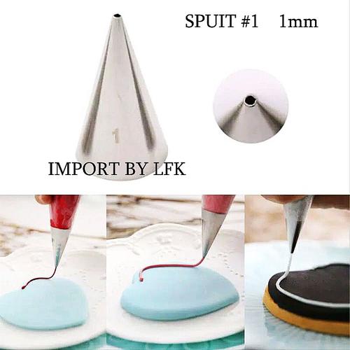 Promo SPUIT #1 TULIS GAMBAR NOZLE KEMBANG BUNGA DIY TANPA SAMBUNGAN KUE CAKE sagu Kitchenware ...