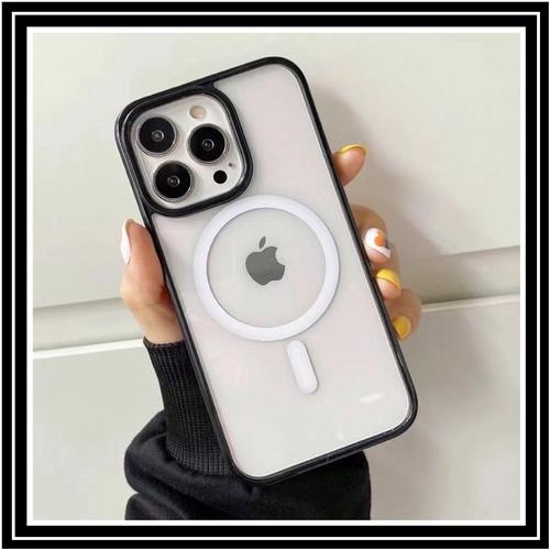 Promo IPHONE 14 / PRO / PLUS / MAX SPACE HYBRID MAGSAFE HARD SOFT CASE ...