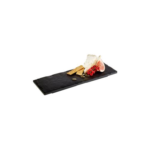 Jual Rectangular Black Slate 30 x 10 Serving Plate Platter Piring Saji ...