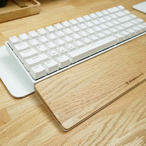 Jual Wrist Rest All Keyboard / Wooden Wrist Rest - American Oak - SMALL ...