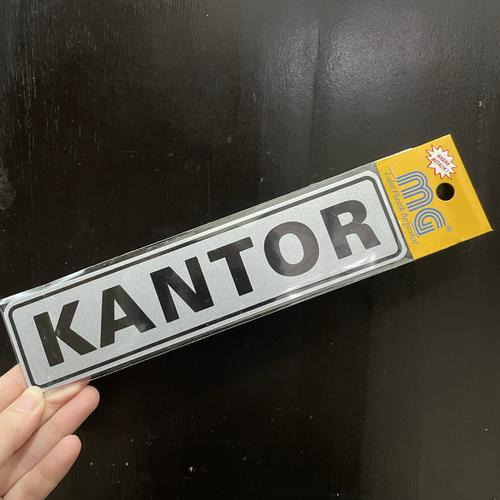 Jual Stiker Tempel Tulisan Office atau Kantor - Kantor silver - Jakarta ...