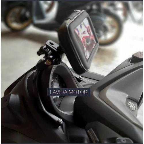 Jual ready Breket brecket holder hp yamaha nmax plus holder hp ...
