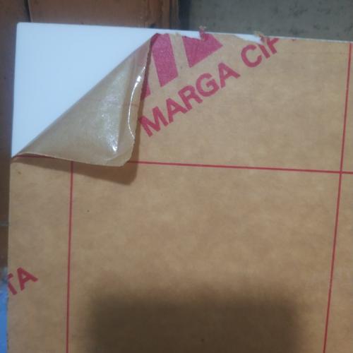 Jual Acrylic Putih kapur pekat solid Marga Cipta tebal 2mm ukuran ...