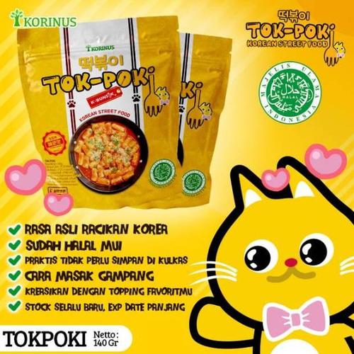 Jual Korinus Tok-Poki Tteokbokki K-Bunsik Kue Beras Korea 140 Gram ...