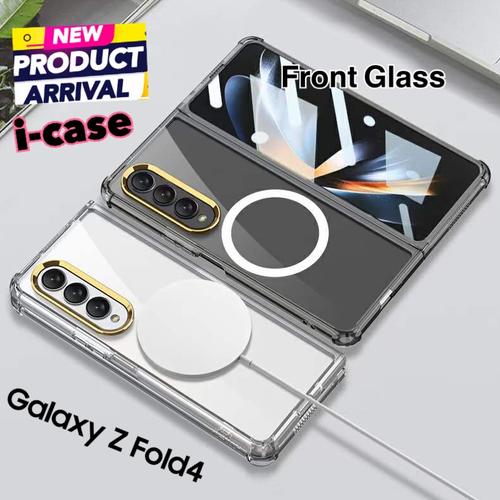 Jual SAMSUNG GALAXY Z FOLD 4 5G CASE ANTI CRACK LOGO MagSafe CASING Z ...