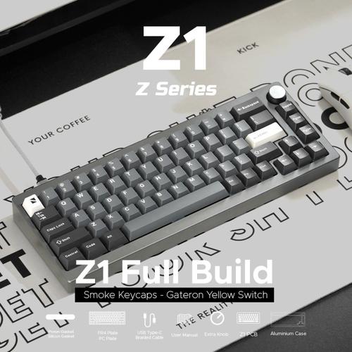 Jual Noir Z1 65% Aluminium Custom Mechanical Keyboard - Full Build ...