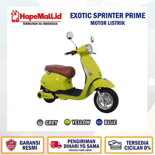 Promo EXOTIC SPRINTER PRIME MOTOR LISTRIK GARANSI RESMI TERMURAH - Abu ...
