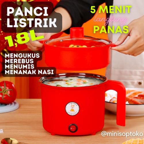 Promo Panci Listrik Serbaguna Multifungsi Fry Pan Portable Electric ...