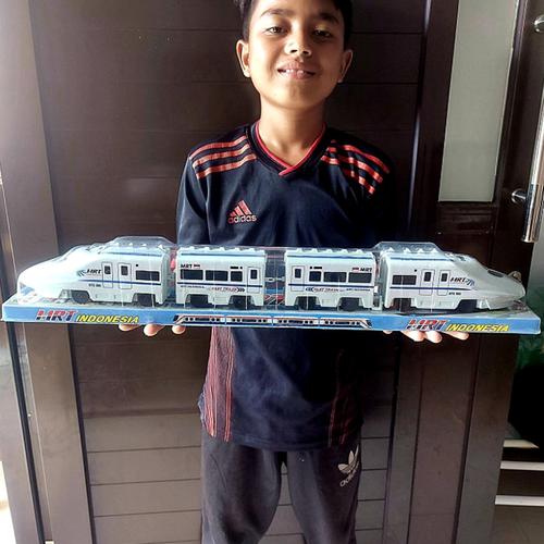 Jual Mainan Kereta Api MRT Indonesia Besar Murah Non Rail Track Diecast ...