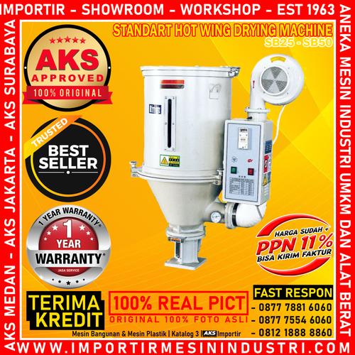Jual Alat Pengering Pemanas Biji Plastik Hopper Dryer 3,5 Kw AKS - SB25 ...