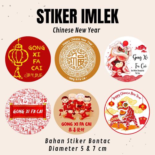 Jual Stiker Toples Sticker Segel Imlek Chinese New Year Gong Xi Fa Cai ...