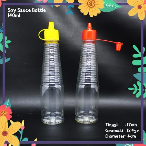 Jual BOTOL KECAP 300ML PLASTIK PET 300 ML SAUS MANIS ASIN SAOS TIRAM ...