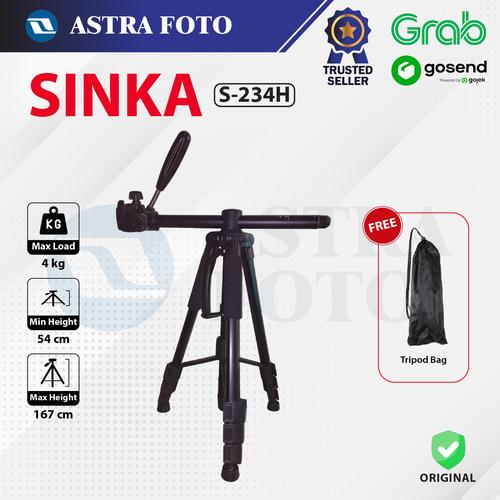 Jual Sinka S-234H Tripod Kamera & Handphone Horizontal Telescopic ...