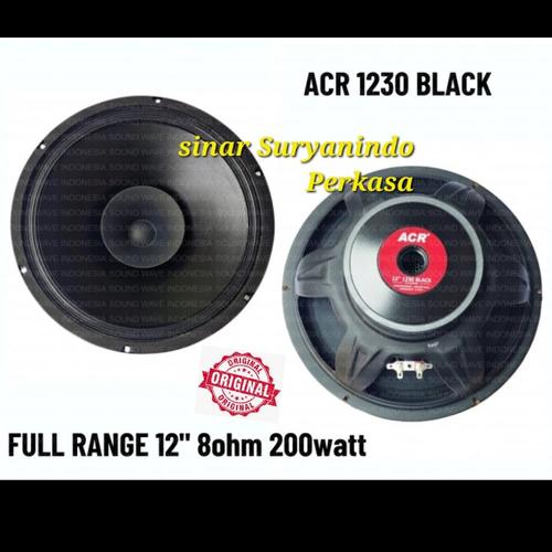 Jual speaker acr 12 inch 1230 black original - Kota Tangerang - sinar ...