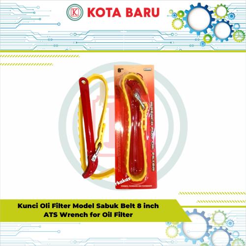 Jual Kunci Oli Filter Model Sabuk Belt 8 inch ATS Wrench for Oil Filter ...