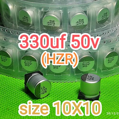 Jual Solid kapasitor capasitor elko elco SMD 330uf 50v 330 uf size ...
