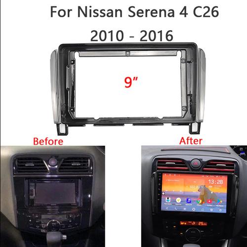 Jual Frame Head unit 9 inch Nissan Serena C26 / Frame 9" inch serena C ...