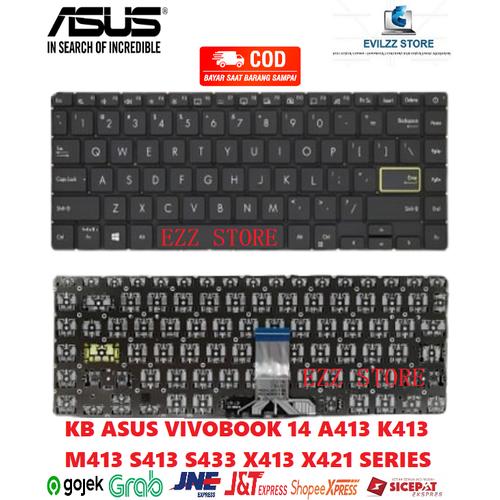 Jual KEYBOARD ASUS VIVOBOOK 14 A413 K413 M413 S413 S433 X413 X421 BLACK ...